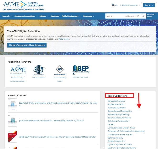 ASME Search by Topic Collection – saurabh – Publisher Training Resources