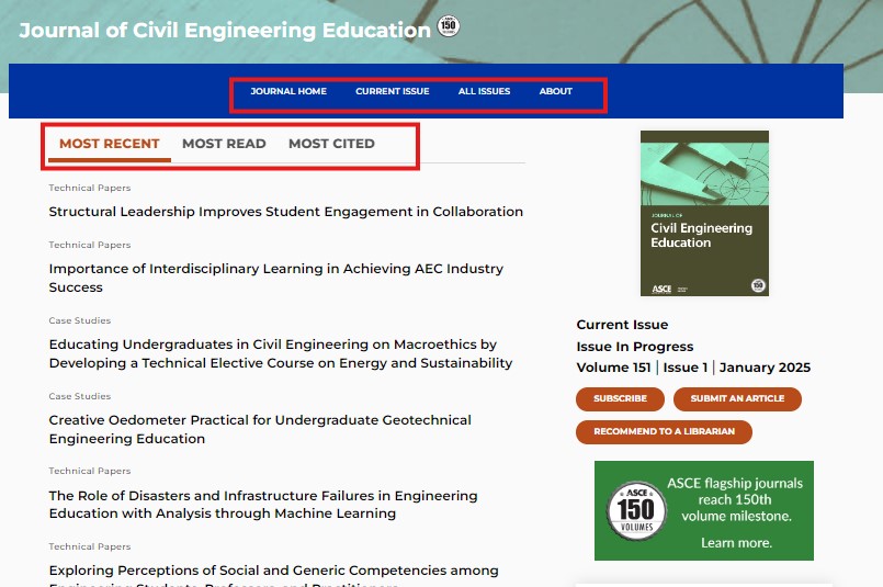 ASCE Journal Access -Saurabh – Publisher Training Resources